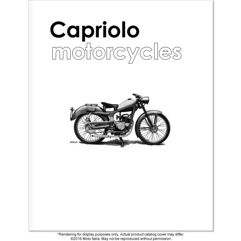 Capriolo Motorcycles Original Literature - Moto Italia